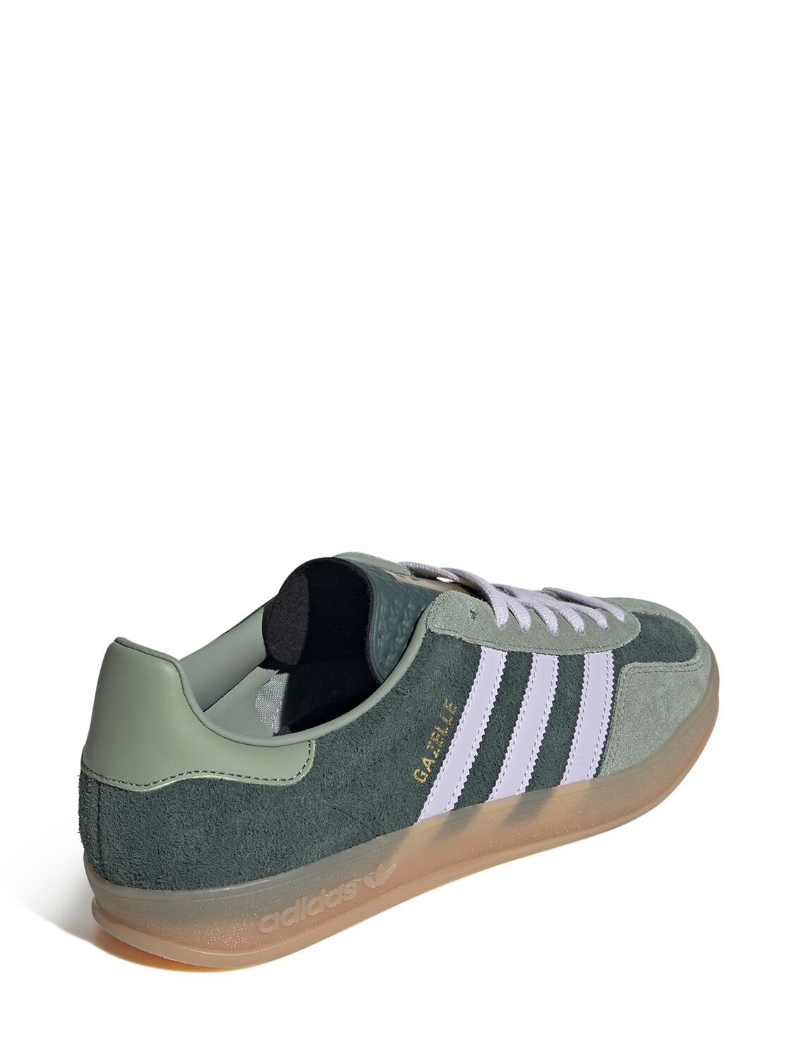 adidas gazelle silver green womens adidas Gazelle Indoor Shadow Green Warm Sandstone