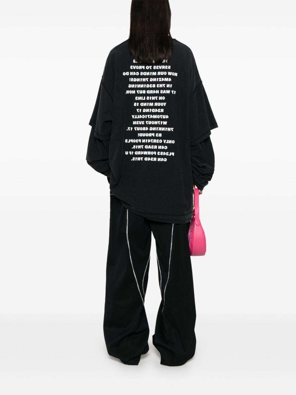Vetements Brain Power T-Shirt In Black - 57% Off | Editorialist