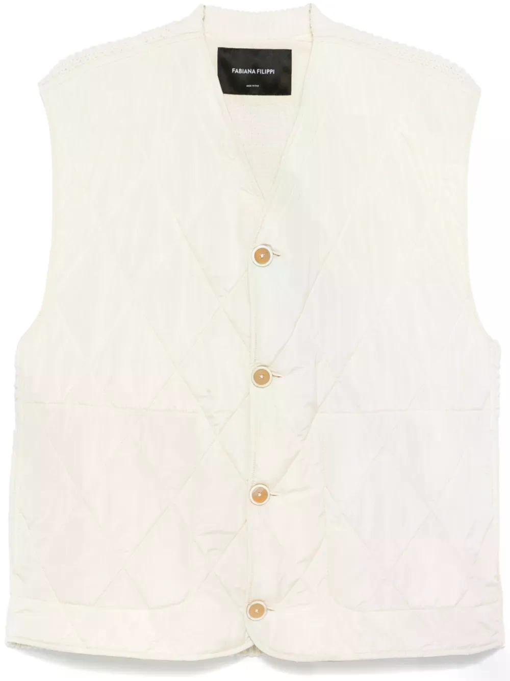 FABIANA FILIPPI Fabiana Filippi Diamond-Quilted Gilet