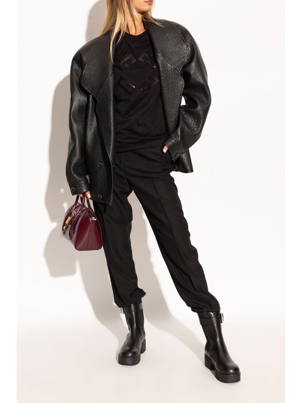GIVENCHY Givenchy Buckled Leather Boots