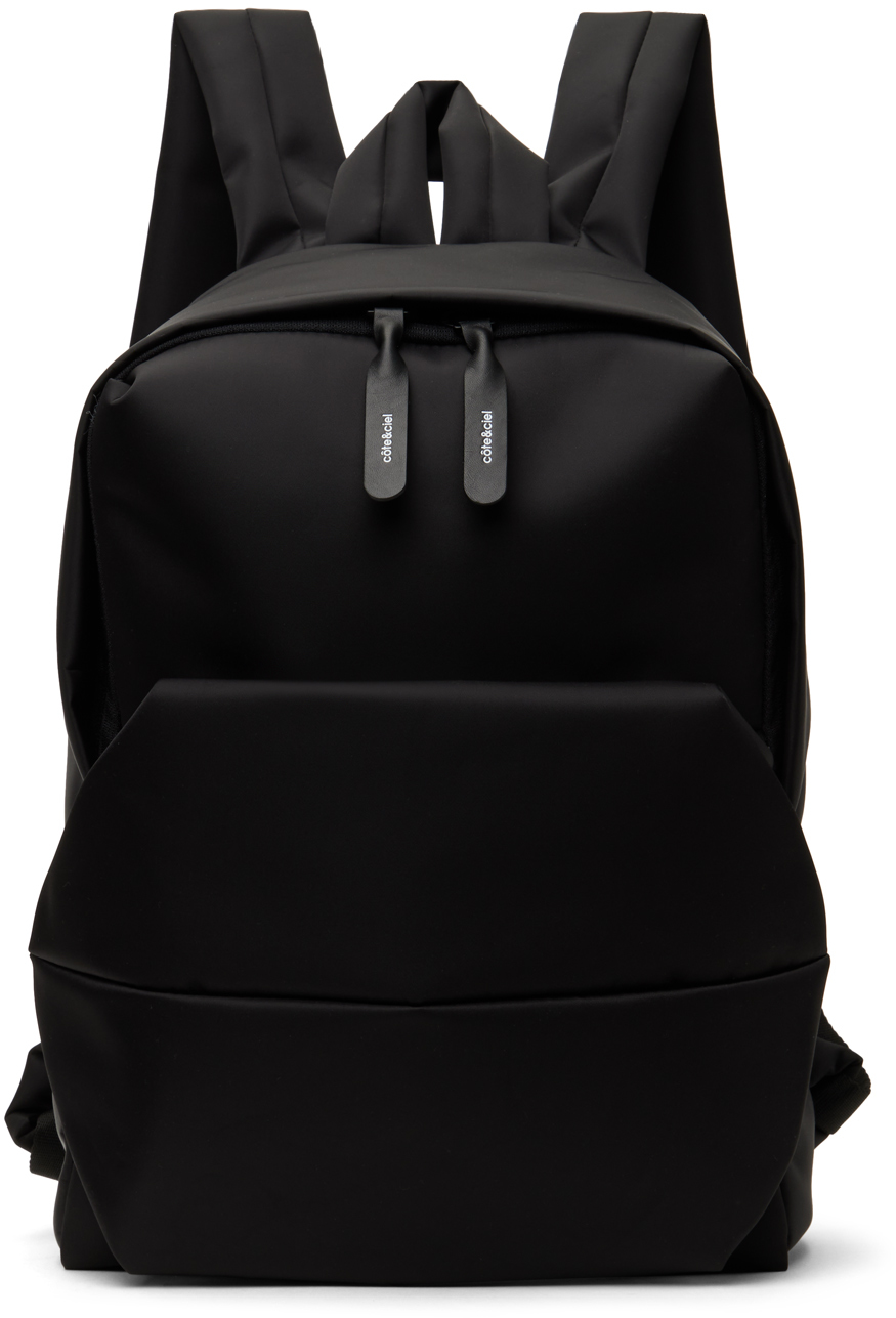 COTE&CIEL SLEEK BLACK BACKPACK côte&ciel | Sava S Sleek Black Backpack côte&ciel Official main image 3