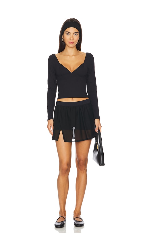 FREE PEOPLE Free People x Intimately FP Duo Corset Long Sleeve Cami