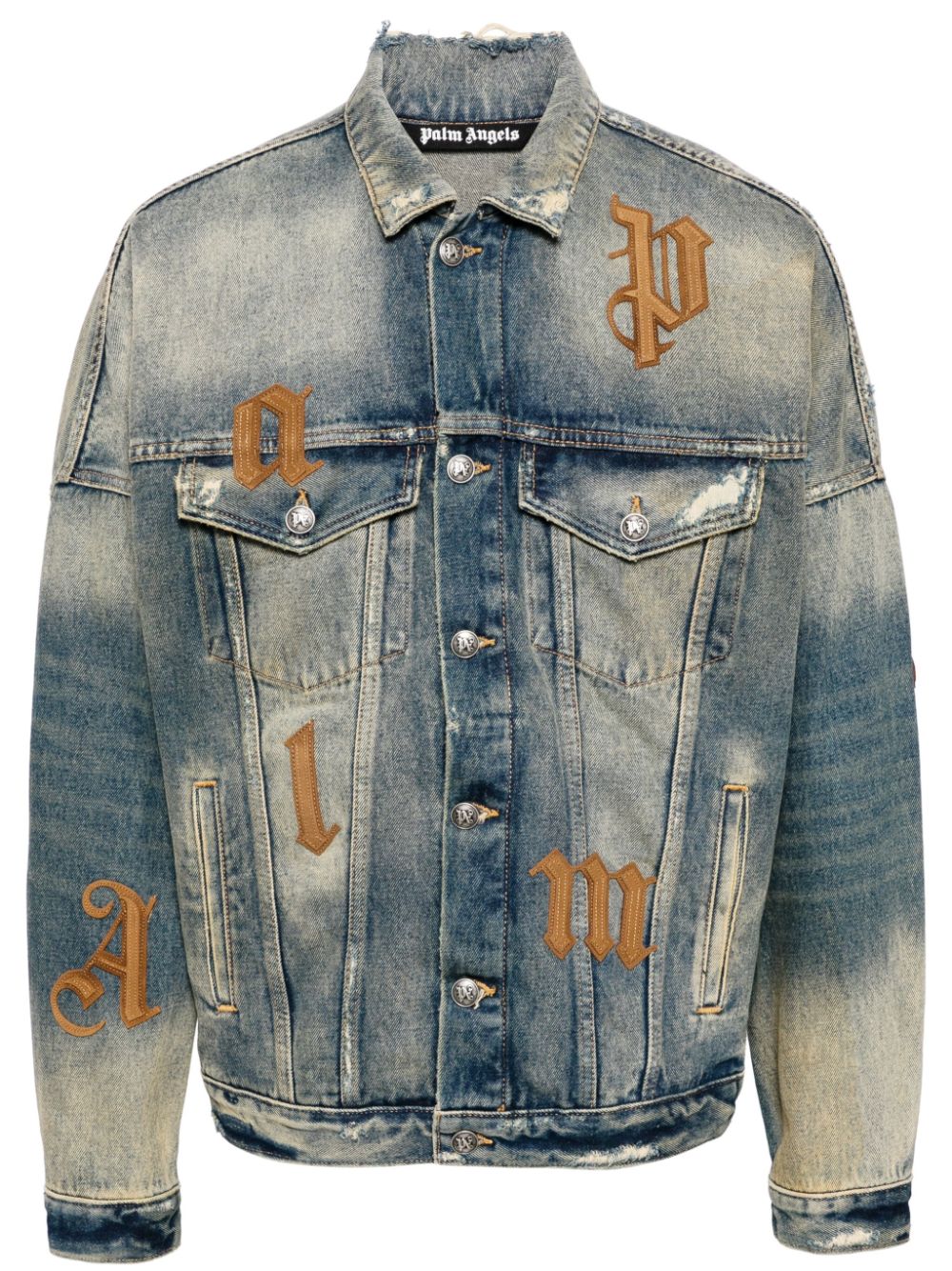 PALM ANGELS Palm Angels Flap Pockets Denim Jacket