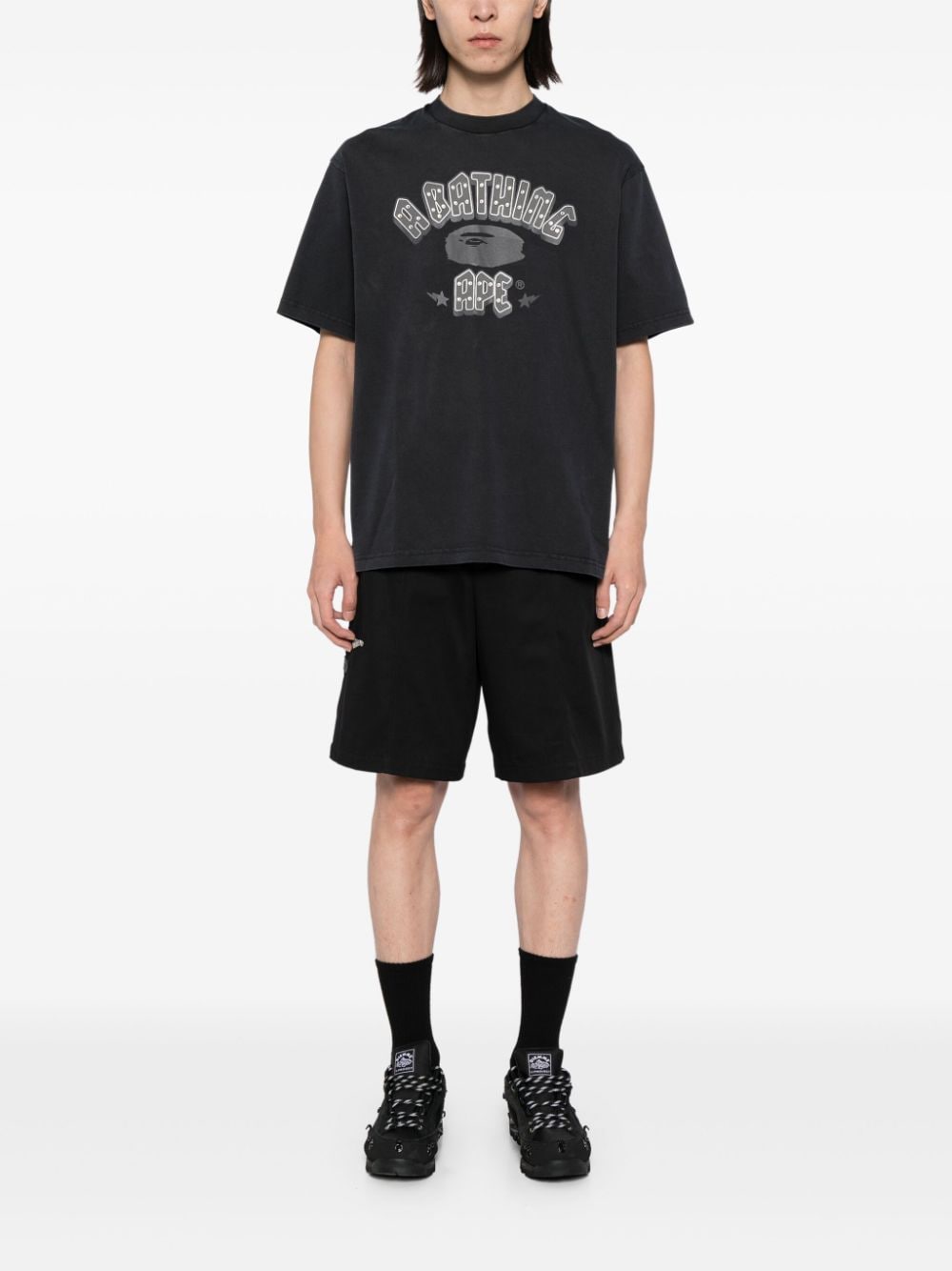 A BATHING APE graphic print t-shirt