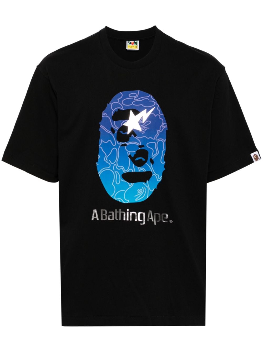 A BATHING APE logo print t-shirt