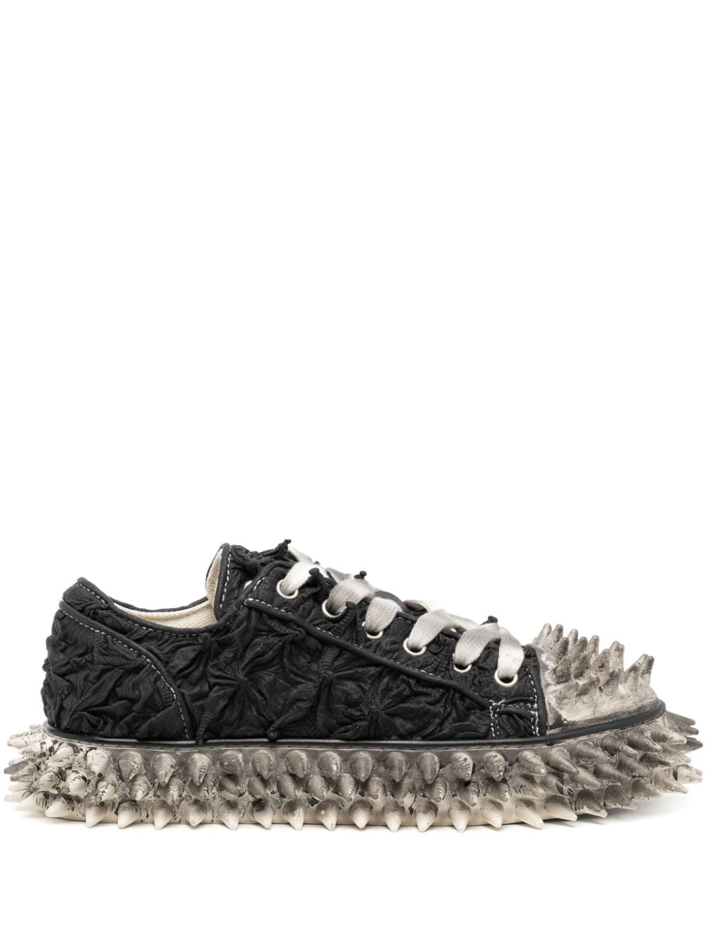 靴 doublet SPIKY CANVAS SNEAKER BLACK 24.5 doublet Spiky Canvas Sneaker （Black） - Osaka / Kyoto, Ship