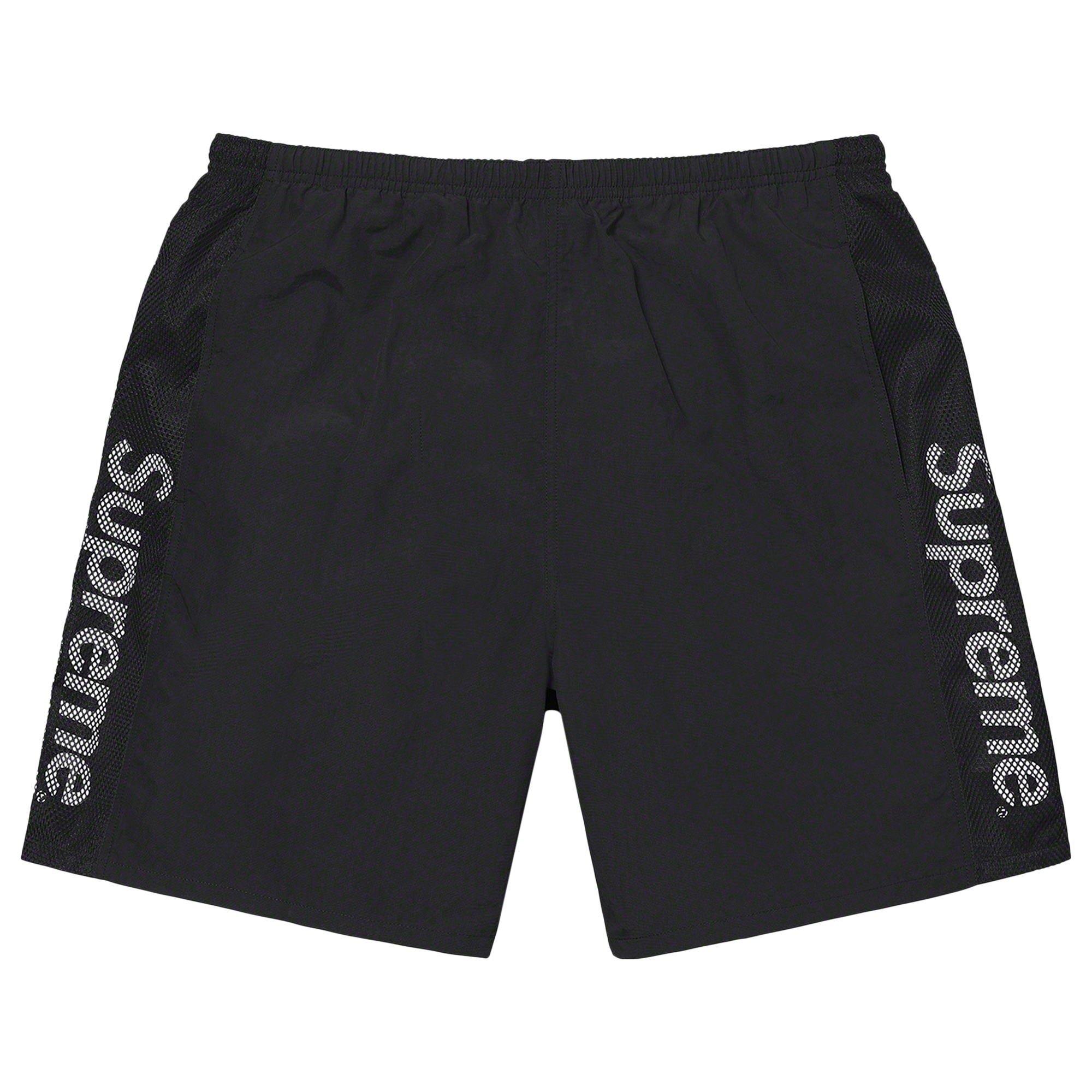 Supreme Mesh Panel Water Short - Black | Editorialist