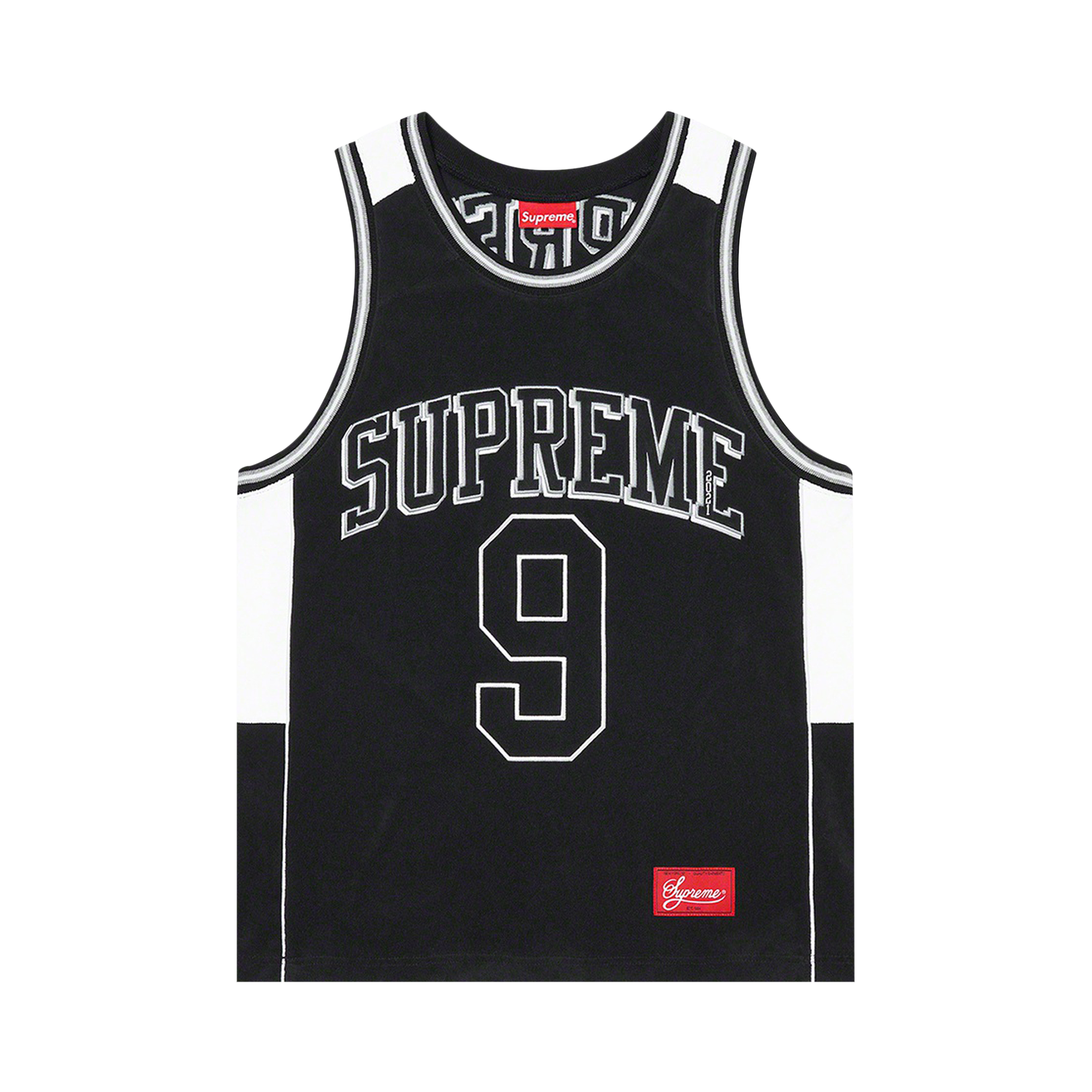 Supreme Mustang Reversible Basketball Jersey - White | Editorialist