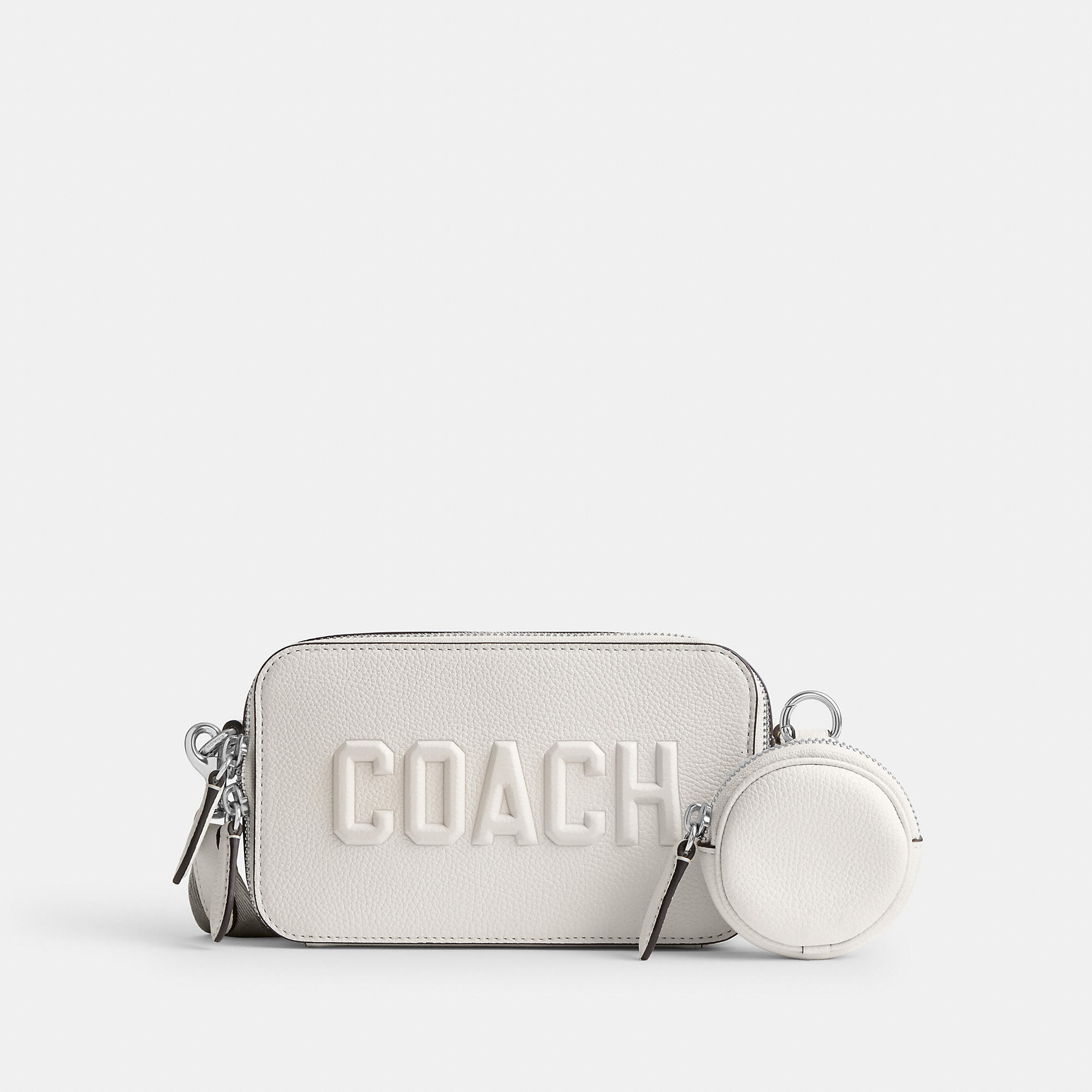 Coach Slim Crossbody Bag With Graphic - Chalk | Editorialist