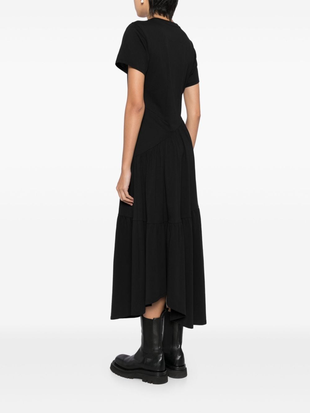 frame gathered seam lace inset dress Gathered Seam Lace Inset Dress The RiverLane