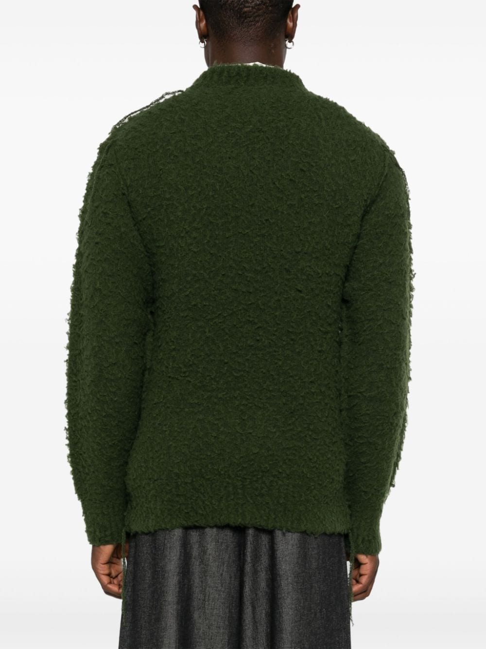Sacai Multicolor Rug Jacquard Knit Sweater - 926 Multi | Editorialist