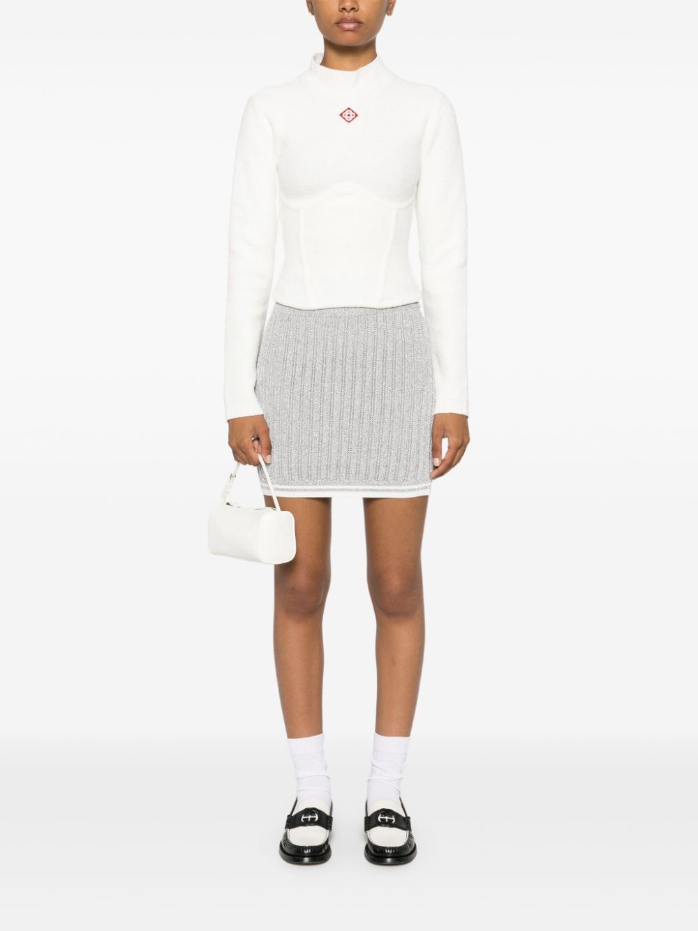 CASABLANCA Casablanca Knitted Mini Skirt