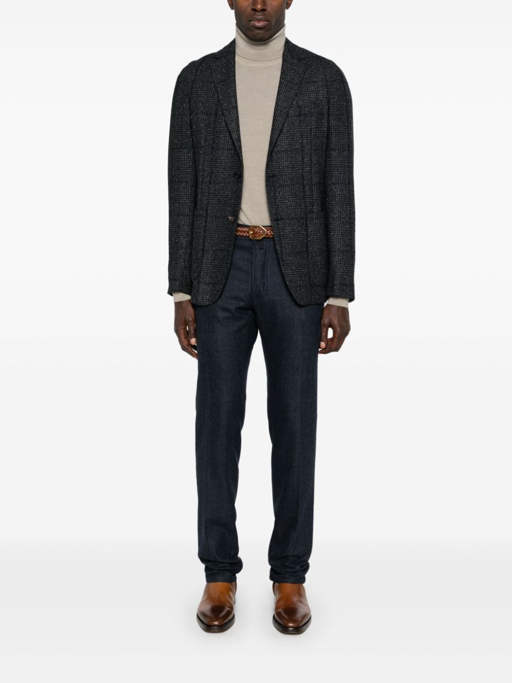 JACOB COHEN Jacob Cohën Prince of Wales Check Trousers