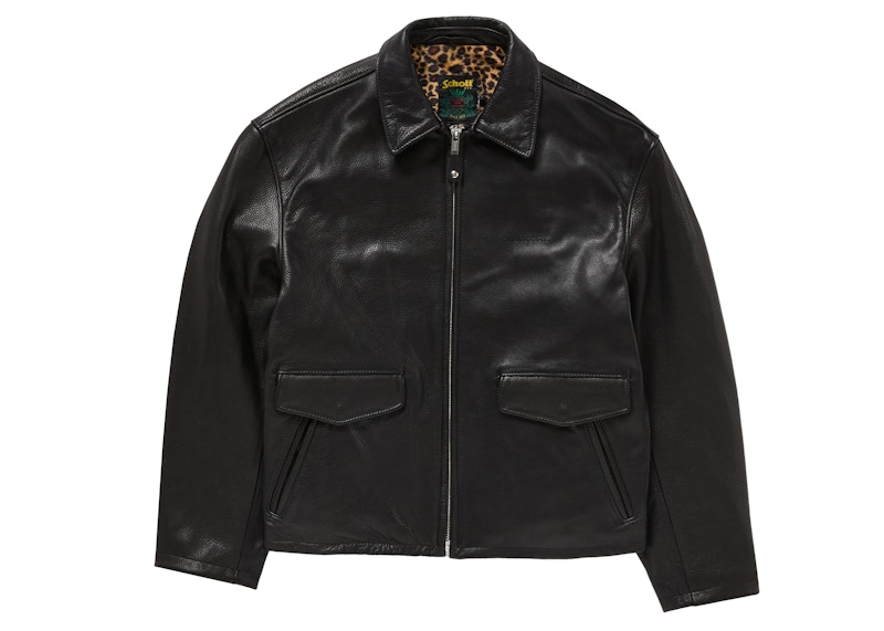 ジャケット・アウター Supreme Schott 24aw Leather Racer JKT XL 31795848~black_1738665780592_0.jpg