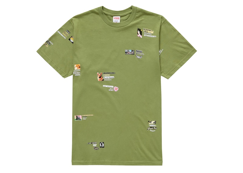 Supreme Upset Tee Shirt - Moss | Editorialist Supreme Upset Tee
