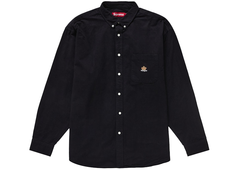 Supreme Oxford Shirt - Black | Editorialist