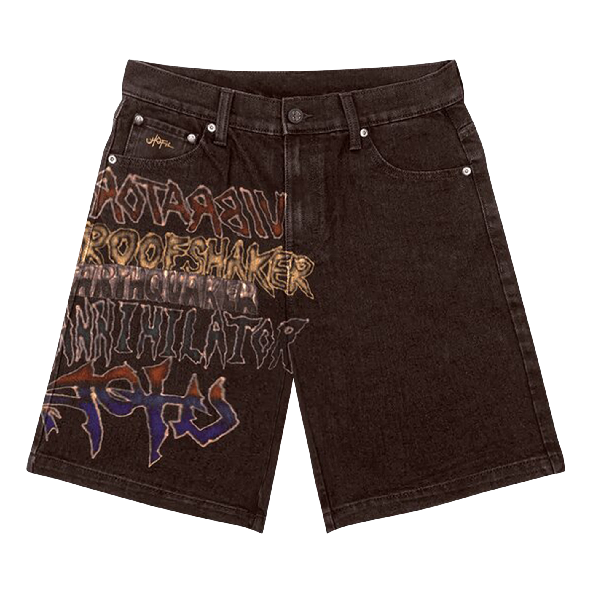 Travis Scott Path Shorts - Gold | Editorialist