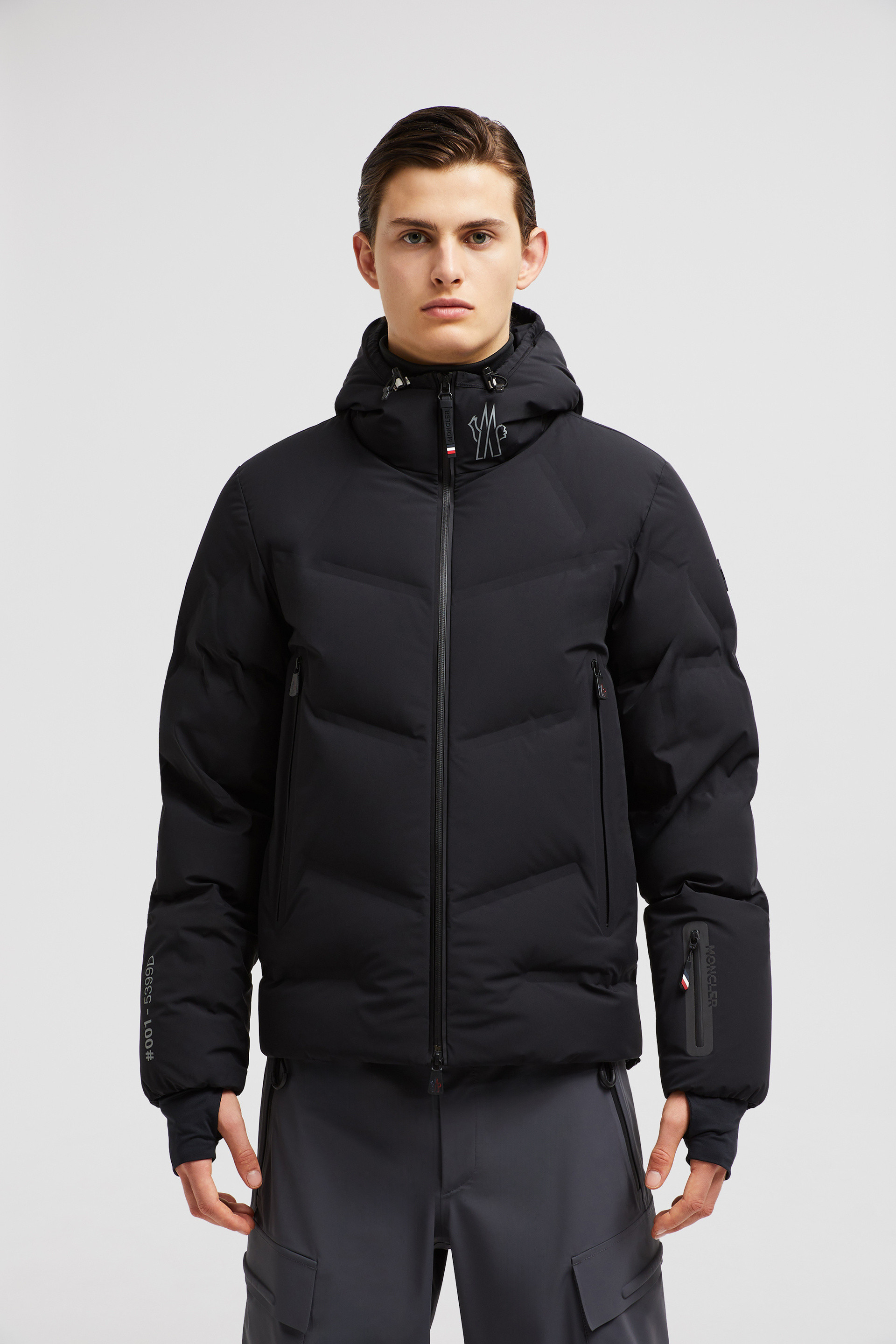Moncler Arcesaz Hooded Down Jacket - Black | Editorialist