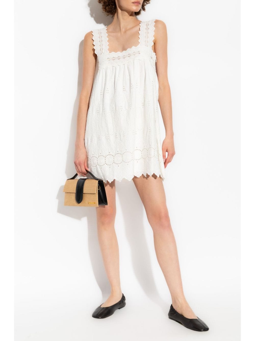 Posse Amelia Mini Dress In White - 36% Off | Editorialist