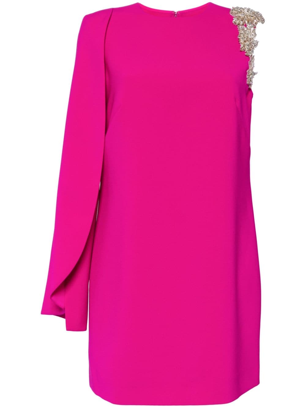 hot pink long sleeve shift dress Runway Revelry Shift Dress In Hot Pink