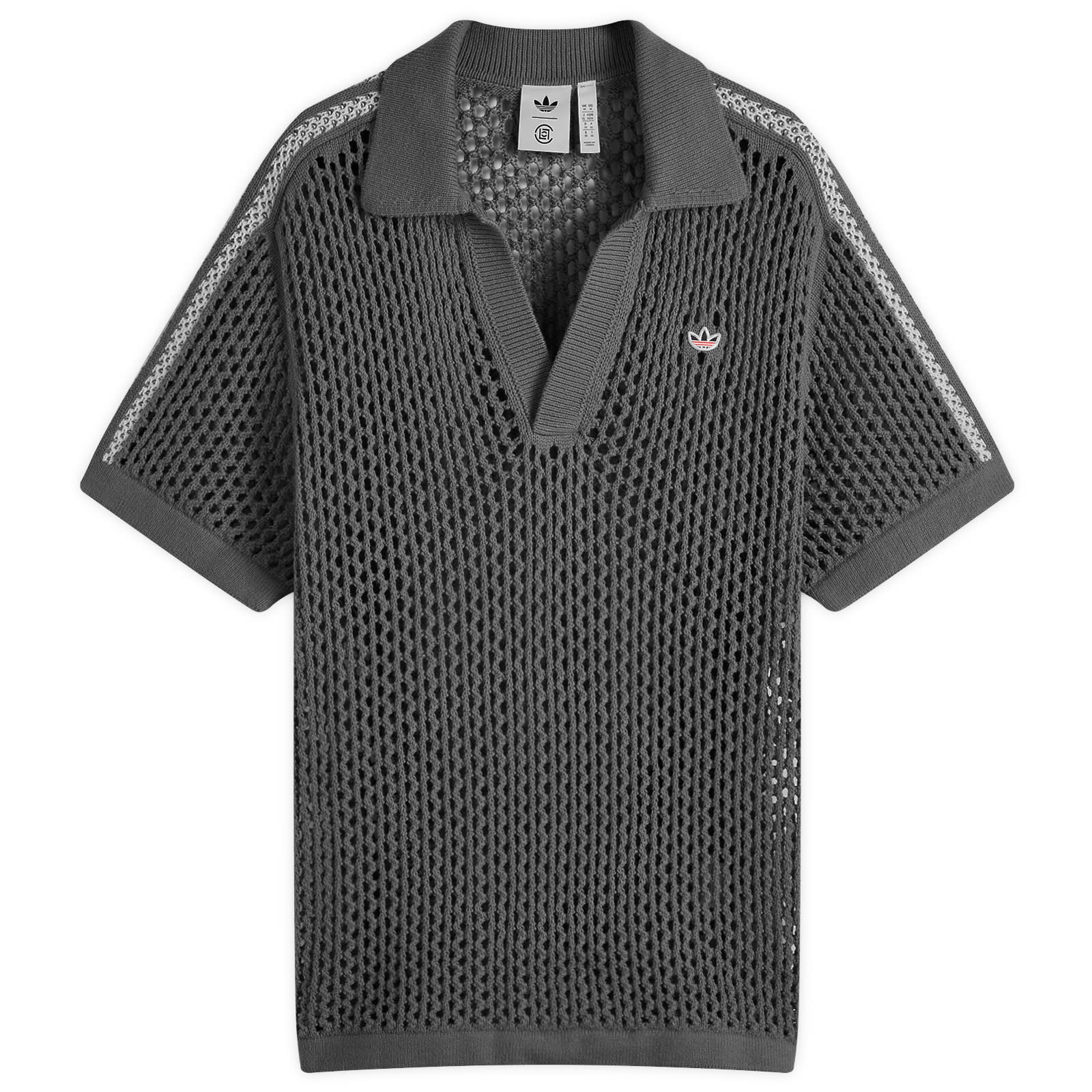Adidas Clot Crochet Ec Polo - Carbon | Editorialist