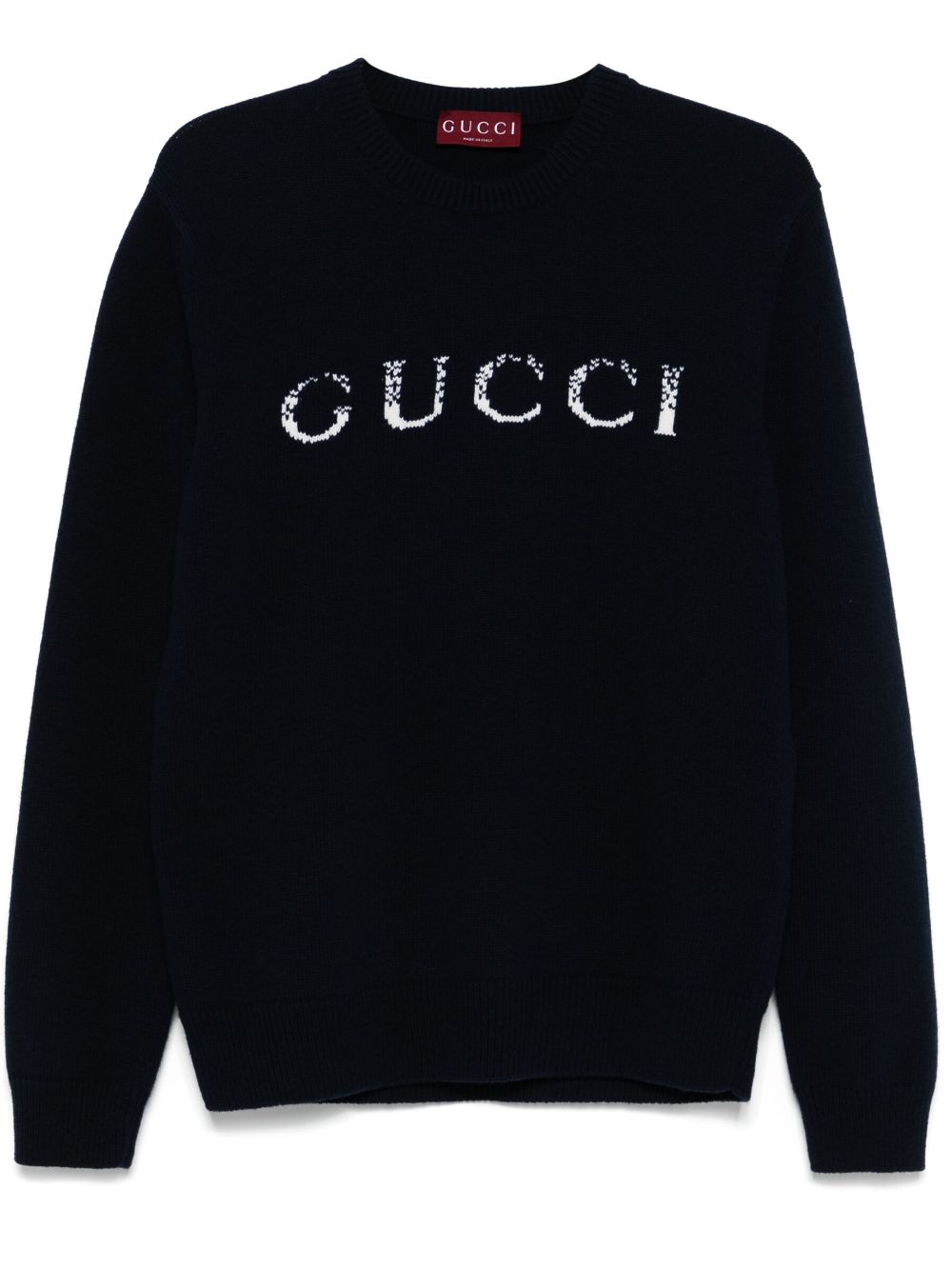Farfetch Gucci Knit Jumper GUCCI Men's Soft Fabric Crew Neck