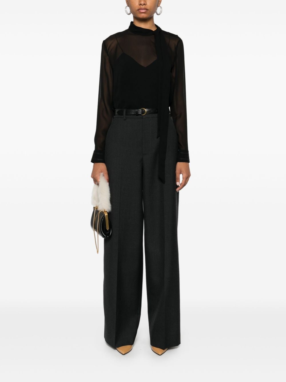 GUCCI Gucci Silk Georgette Crepe Blouse