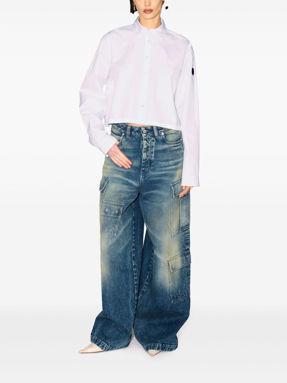 AMBUSH AMBUSH Cropped Poplin Shirt