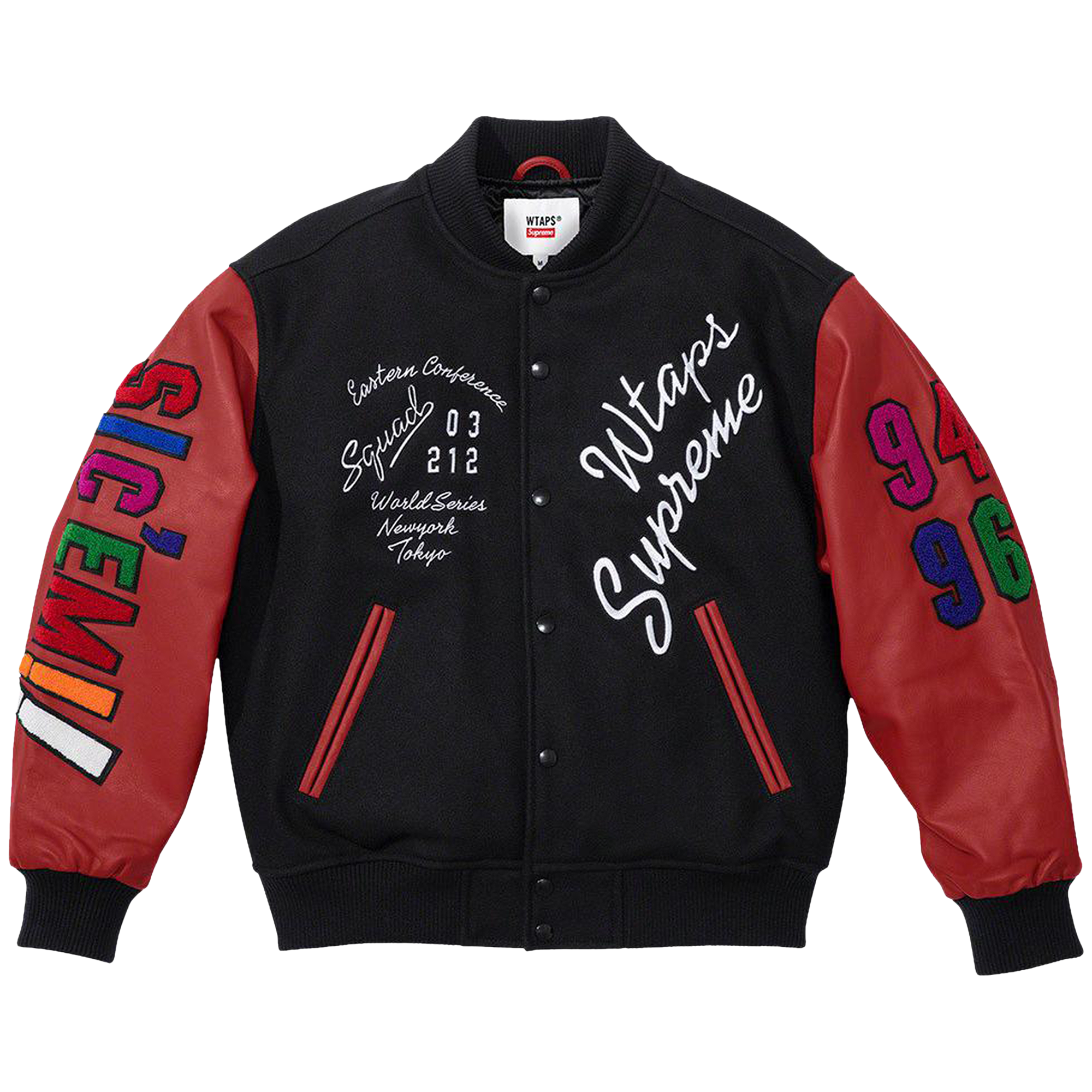 Supreme Peace Embroidered Work Jacket - Black | Editorialist
