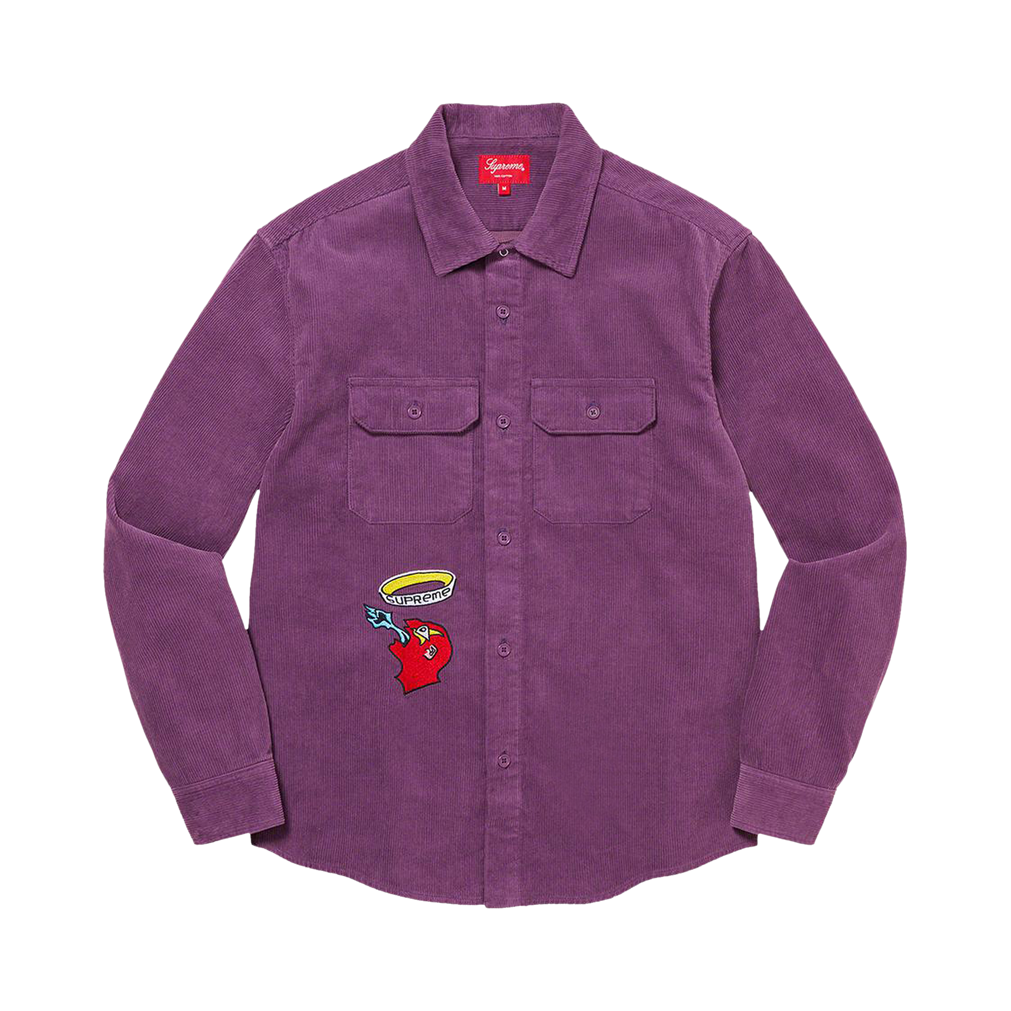 Supreme Gonz Corduroy Work Shirt In Purple | Editorialist