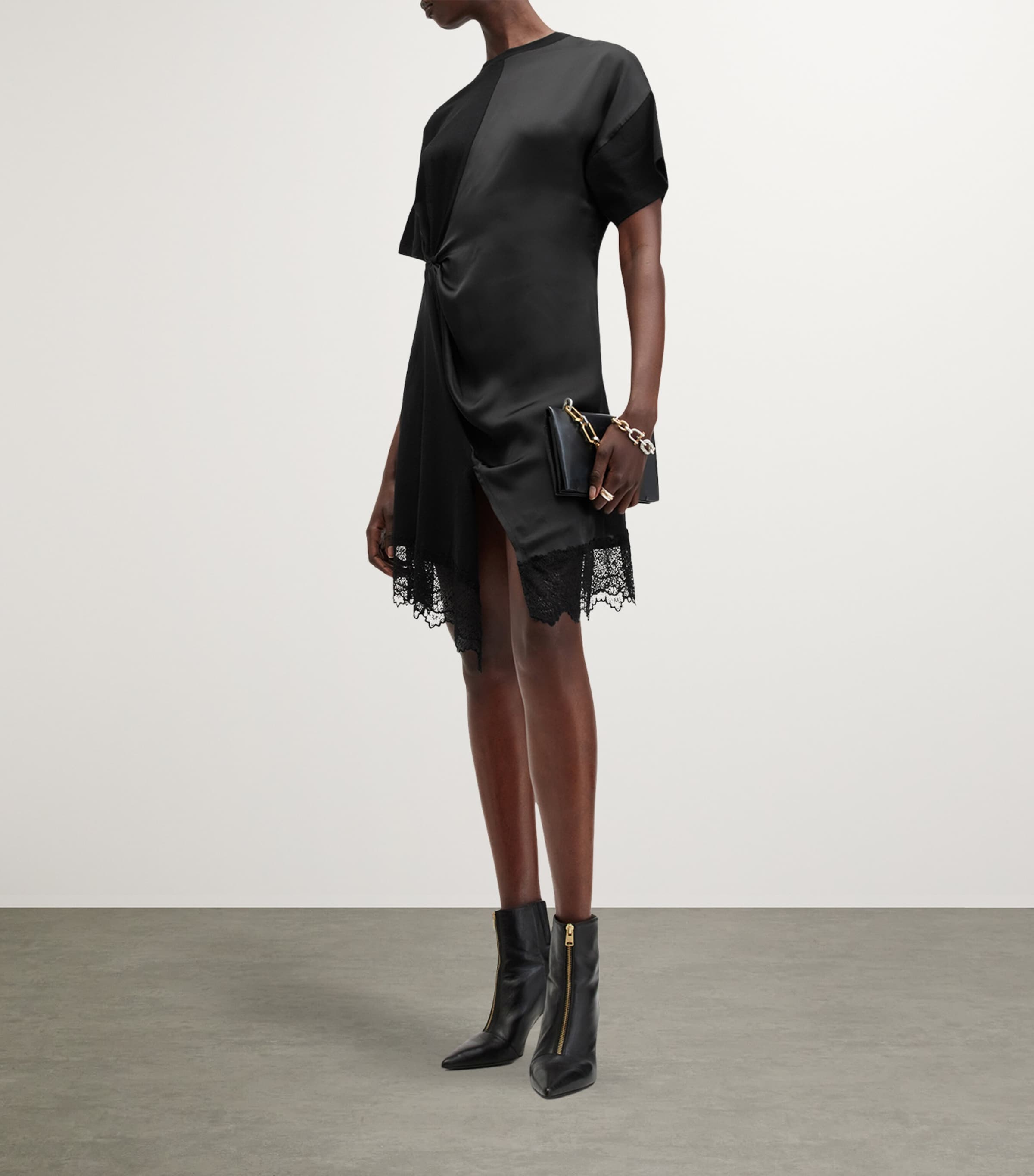 ALLSAINTS Lana Panelled Mini Dress