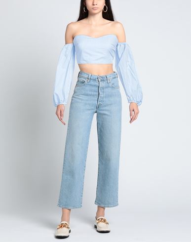 VICOLO VICOLO Striped Crop Top