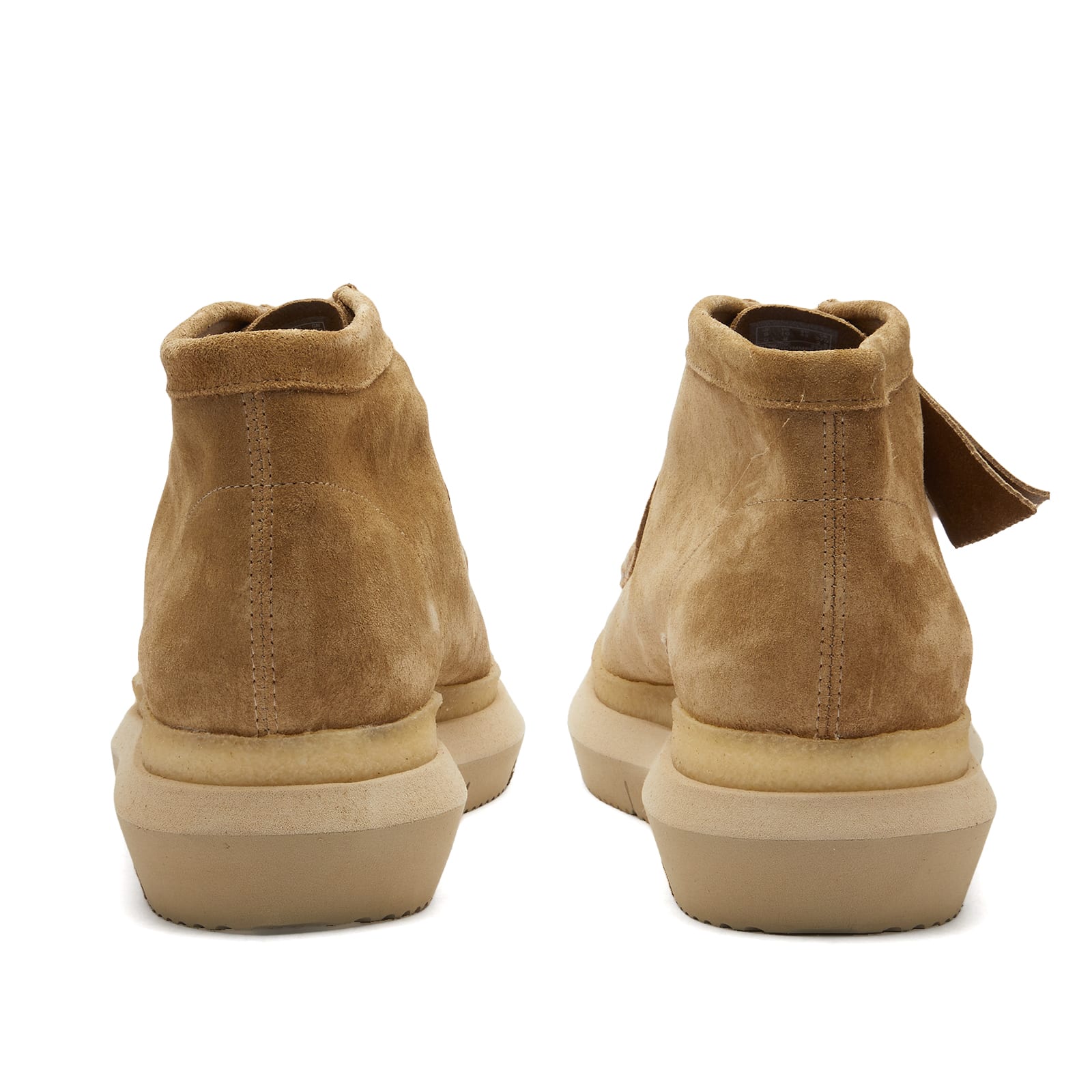 Sacai X Clarks Originals Hybrid Wallabee In Beige - 45% Off