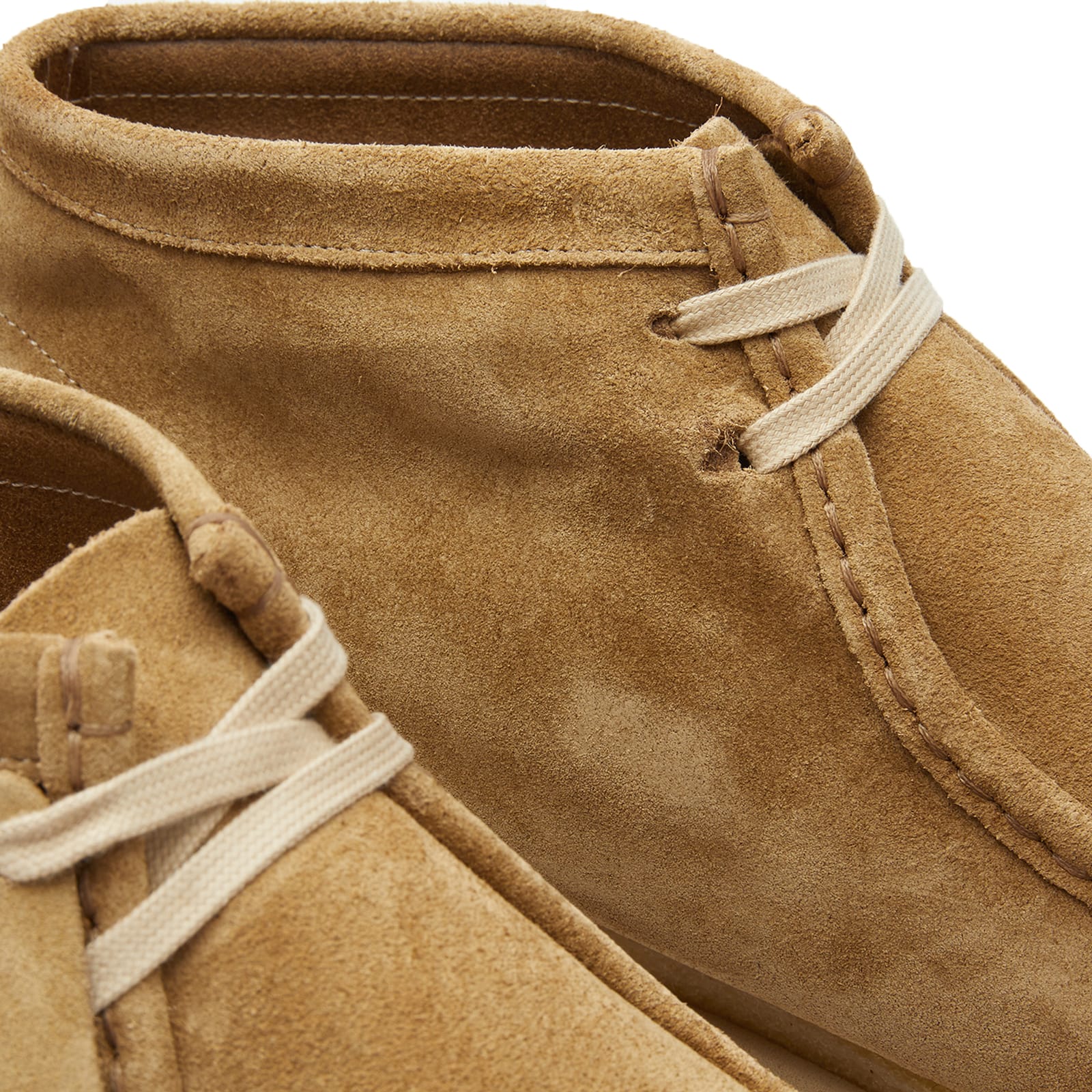 Sacai X Clarks Originals Hybrid Wallabee In Beige - 45% Off