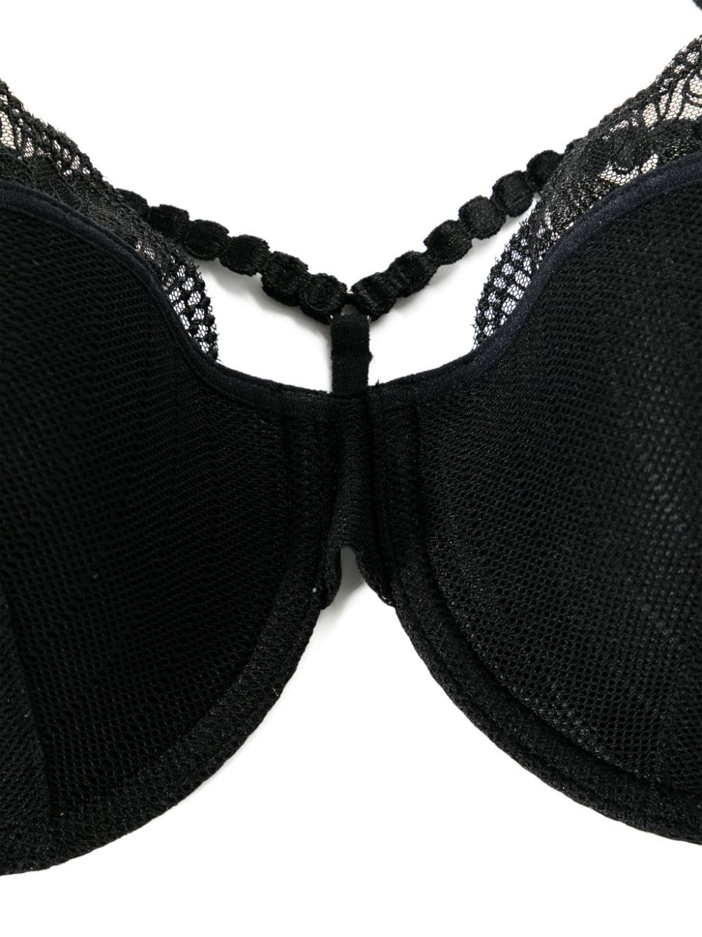VICTORIA'S SECRET Victoria's Secret Tease Spider Embroidery Push-Up Long-Sleeve Bodysuit