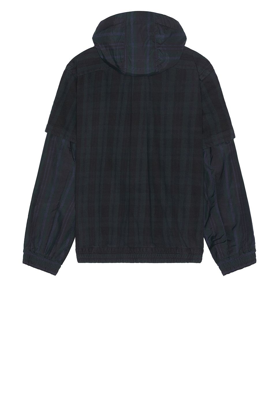 Sacai Gonz Multi Patch Plaid Hoodie In Black - 75% Off | Editorialist
