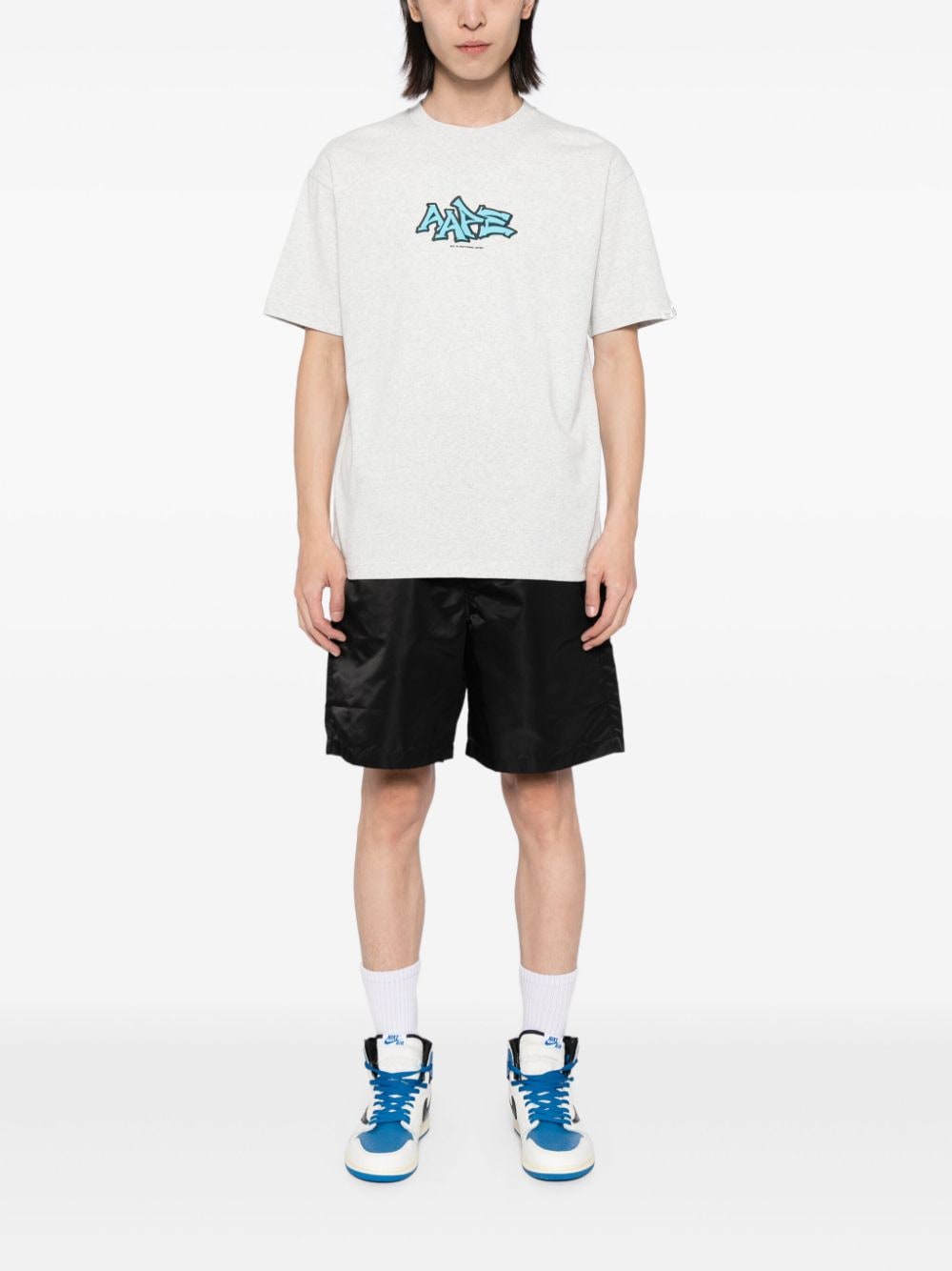 A BATHING APE A BATHING APE® Logo-Embroidered Relaxed-Fit Shorts
