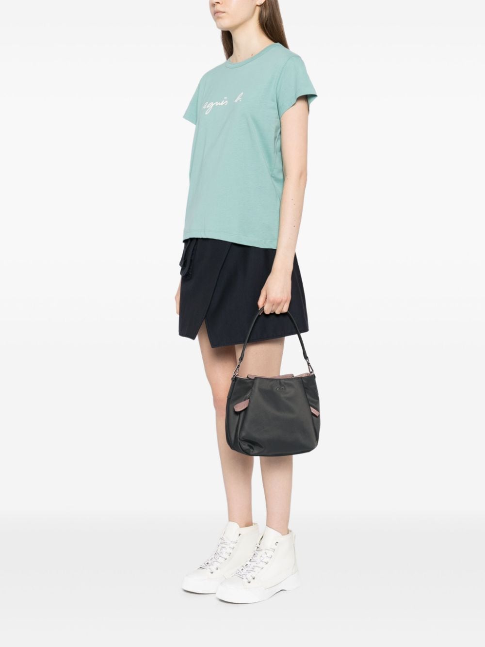 AGNES B. agnès b. Nylon Tote Bag