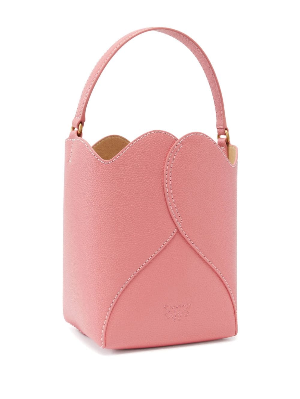 Pinko Mini Heart Bucket Bag In Pink - 50% Off | Editorialist