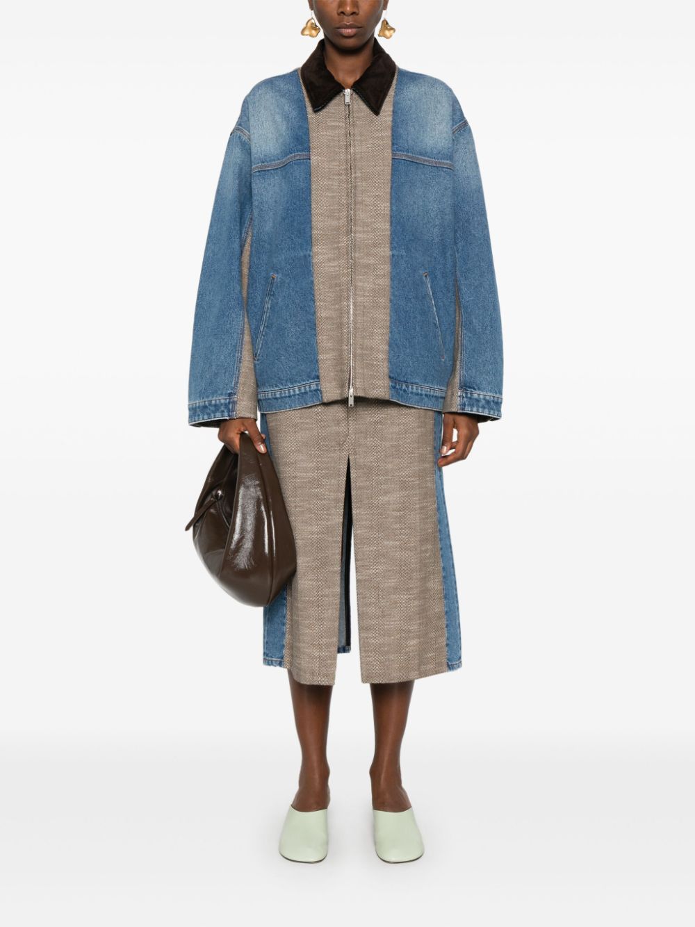 STELLA MCCARTNEY Stella McCartney Tweed Denim Jacket