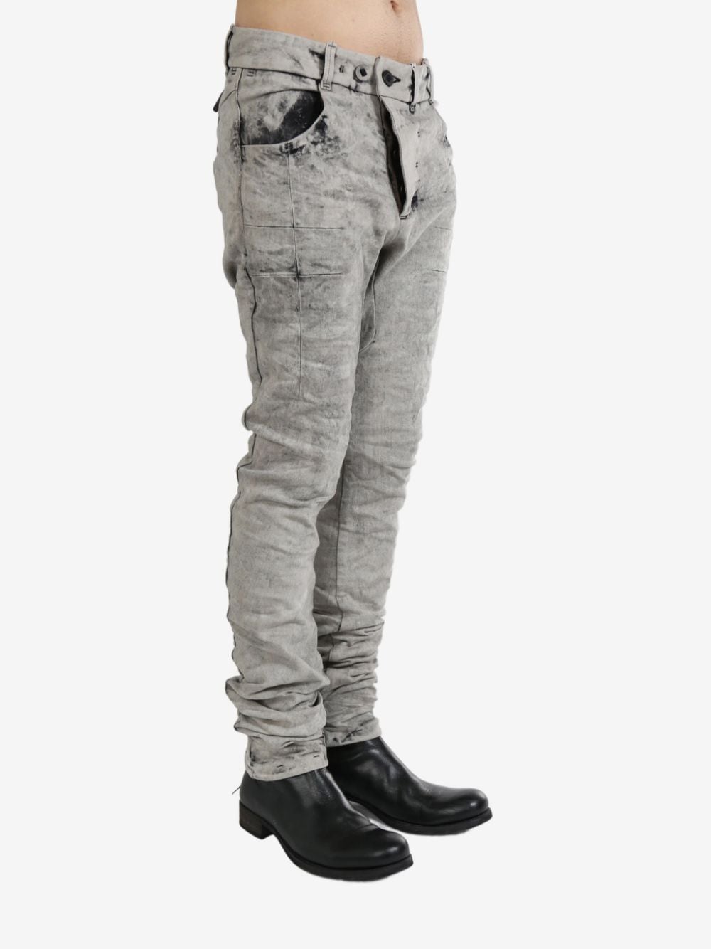 BORIS BIDJAN SABERI Boris Bidjan Saberi Drop-Crotch Slim-Cut Trousers