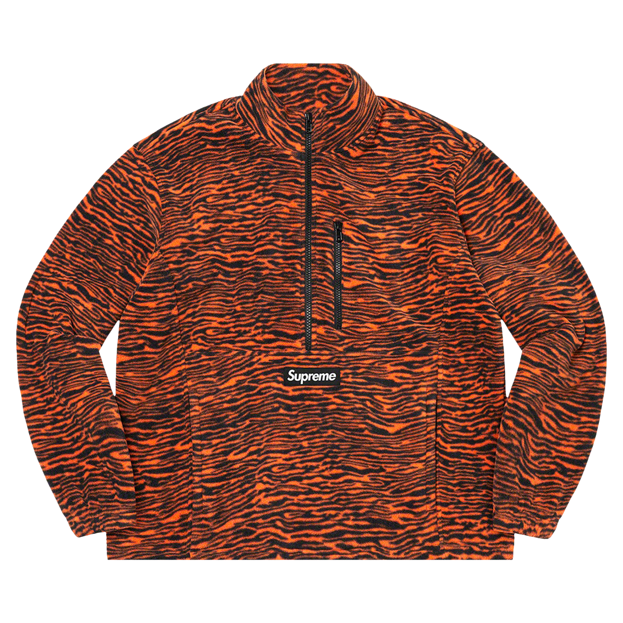 Supreme Polartec Half Zip Pullover - Orange | Editorialist