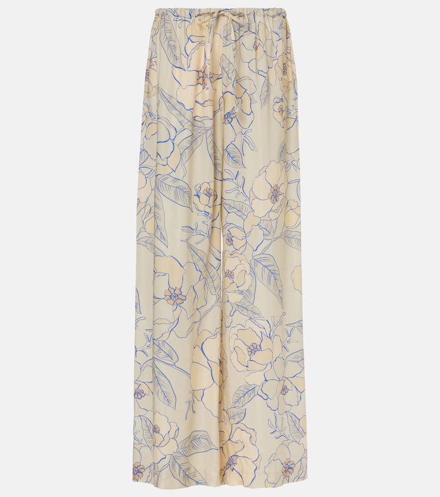 DRIES VAN NOTEN Dries Van Noten Floral Wool-Blend Trench Coat