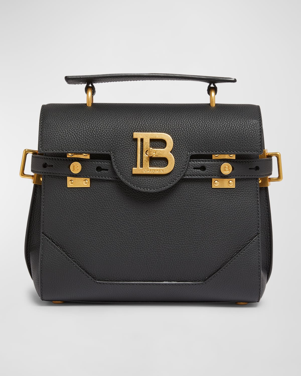 Balmain Bbuzz 23 Top-handle Bag Noir Editorialist