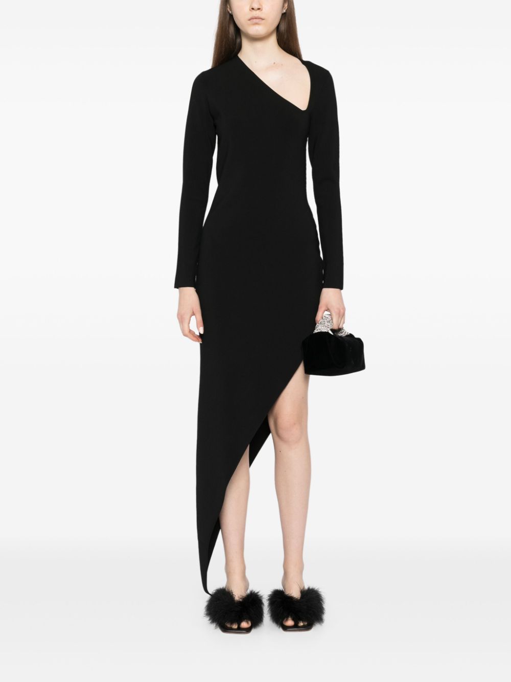 ALEXANDER WANG Alexander Wang Asymmetric Midi Skirt