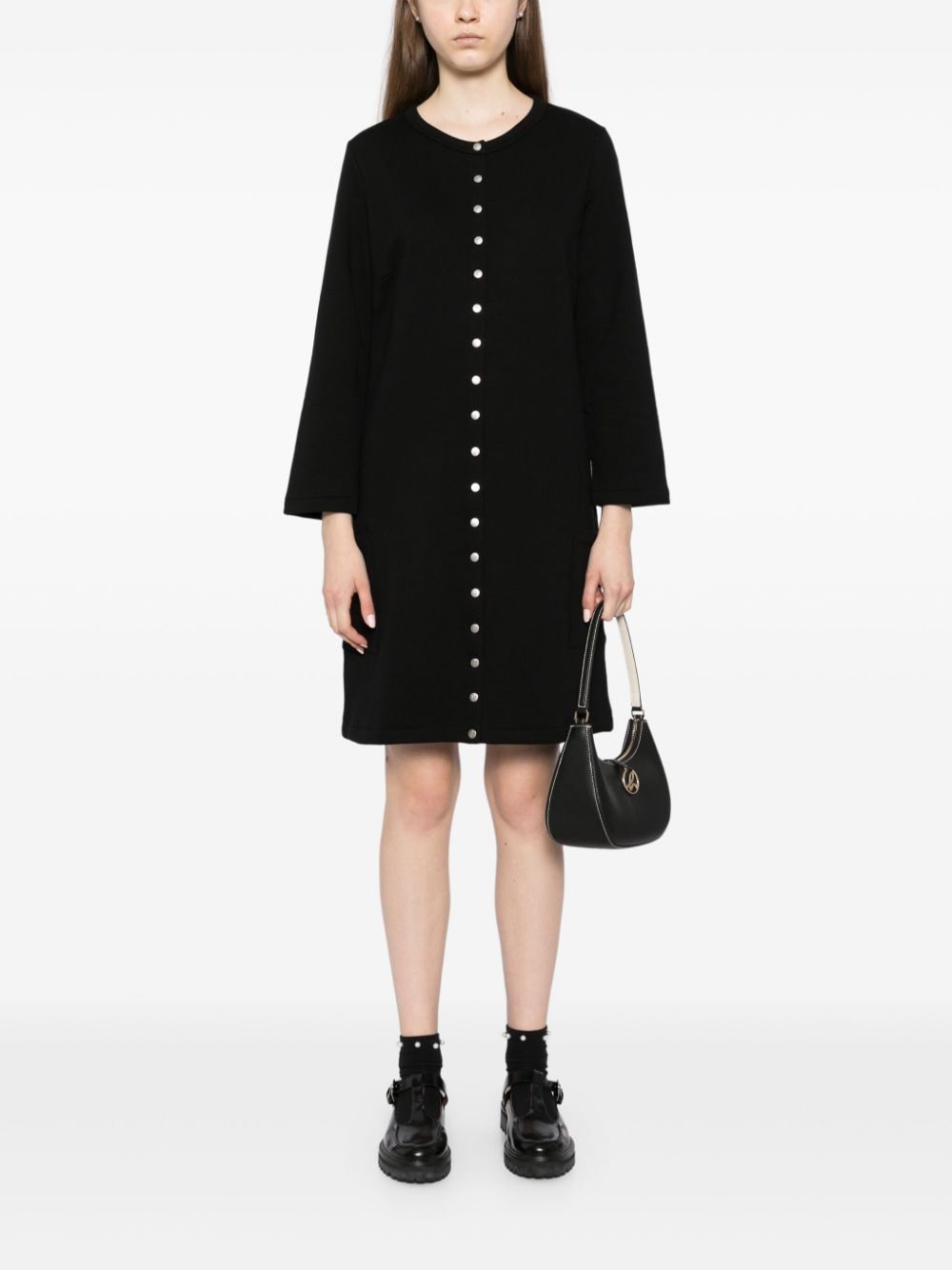 AGNES B. agnès b. Snap-Detailed Cotton Dress