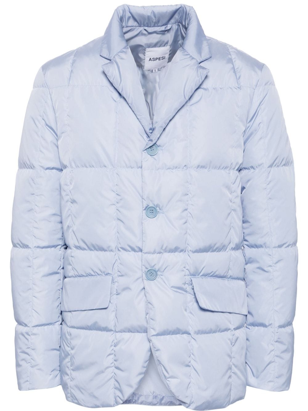 ASPESI ASPESI Padded Single-Breasted Blazer