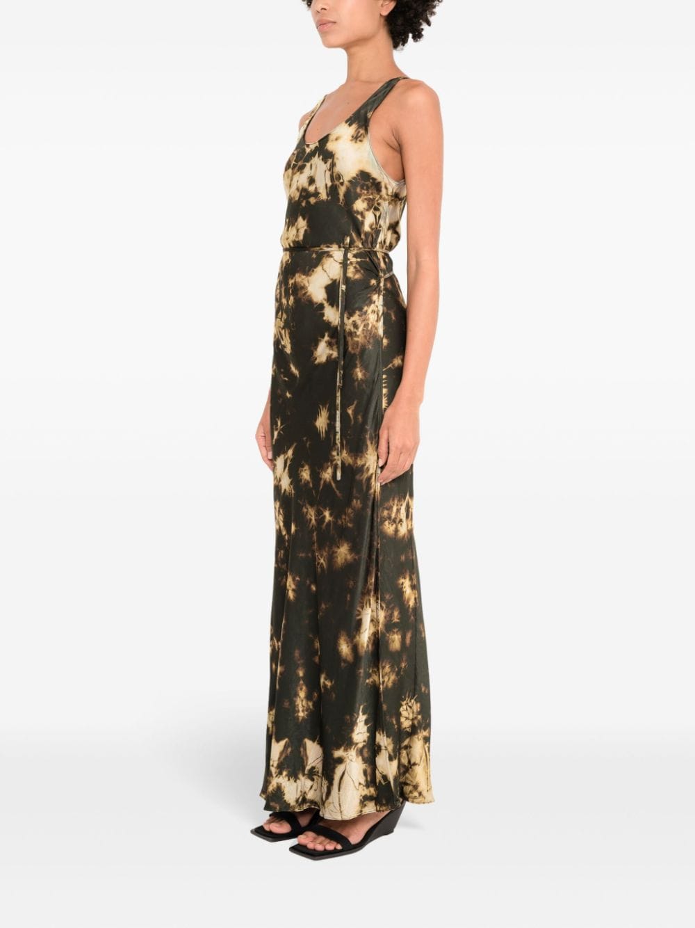 Uma | Raquel Blay Uma | Raquel Davidowicz Tie-Dye Maxi Dress In Black - 81%  Off | Editorialist