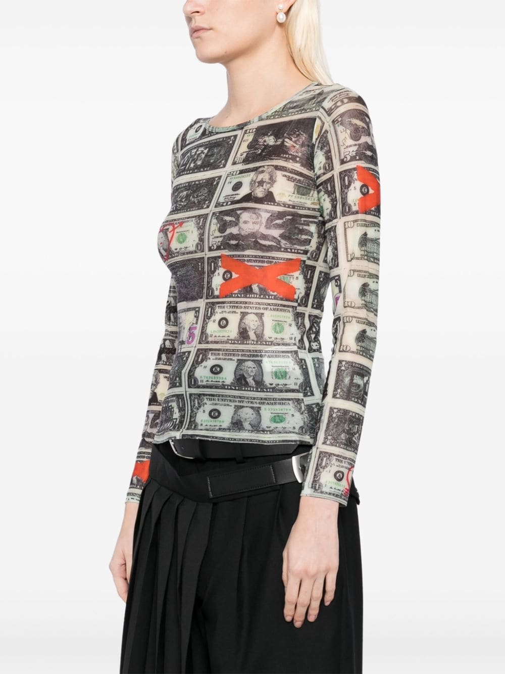 Vaquera Dollars Top In Green - 50% Off | Editorialist