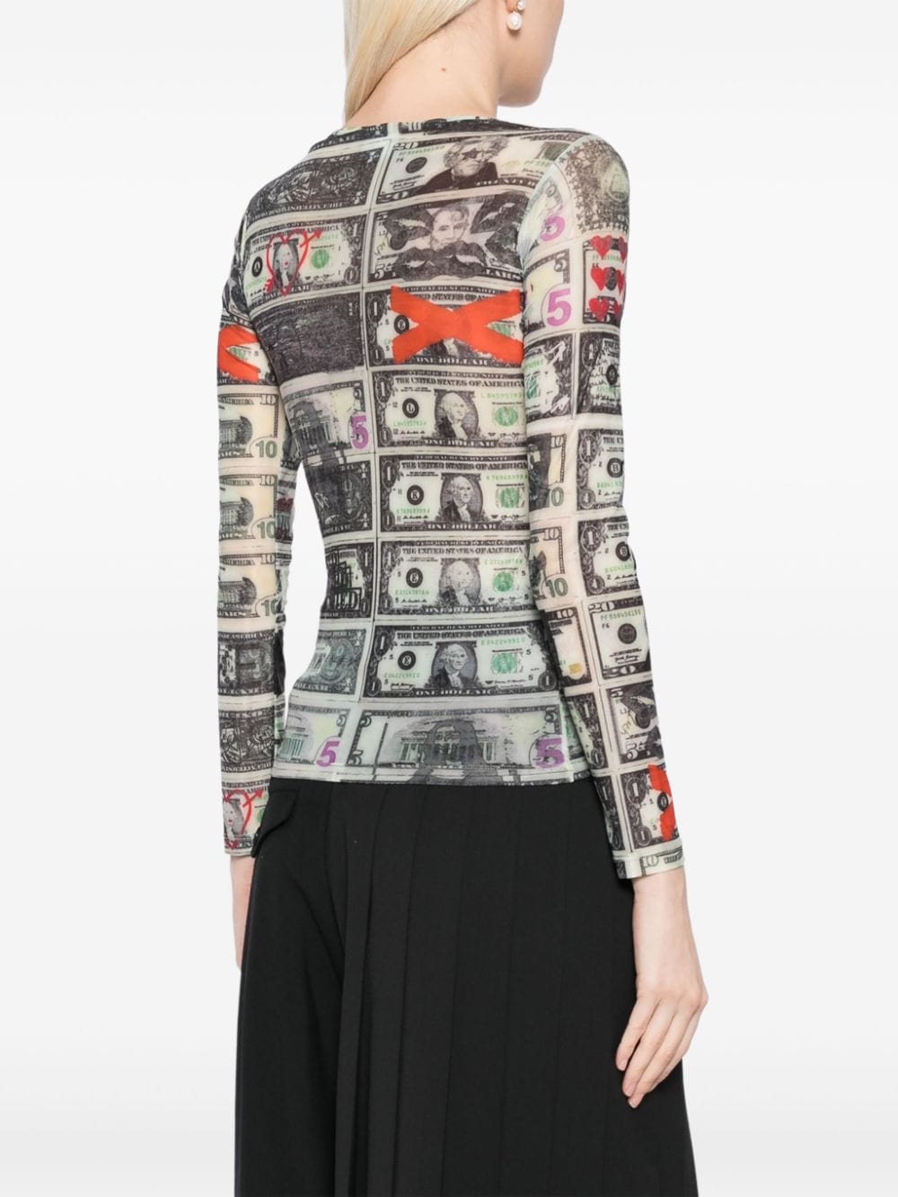 Vaquera Dollars Top In Green - 50% Off | Editorialist
